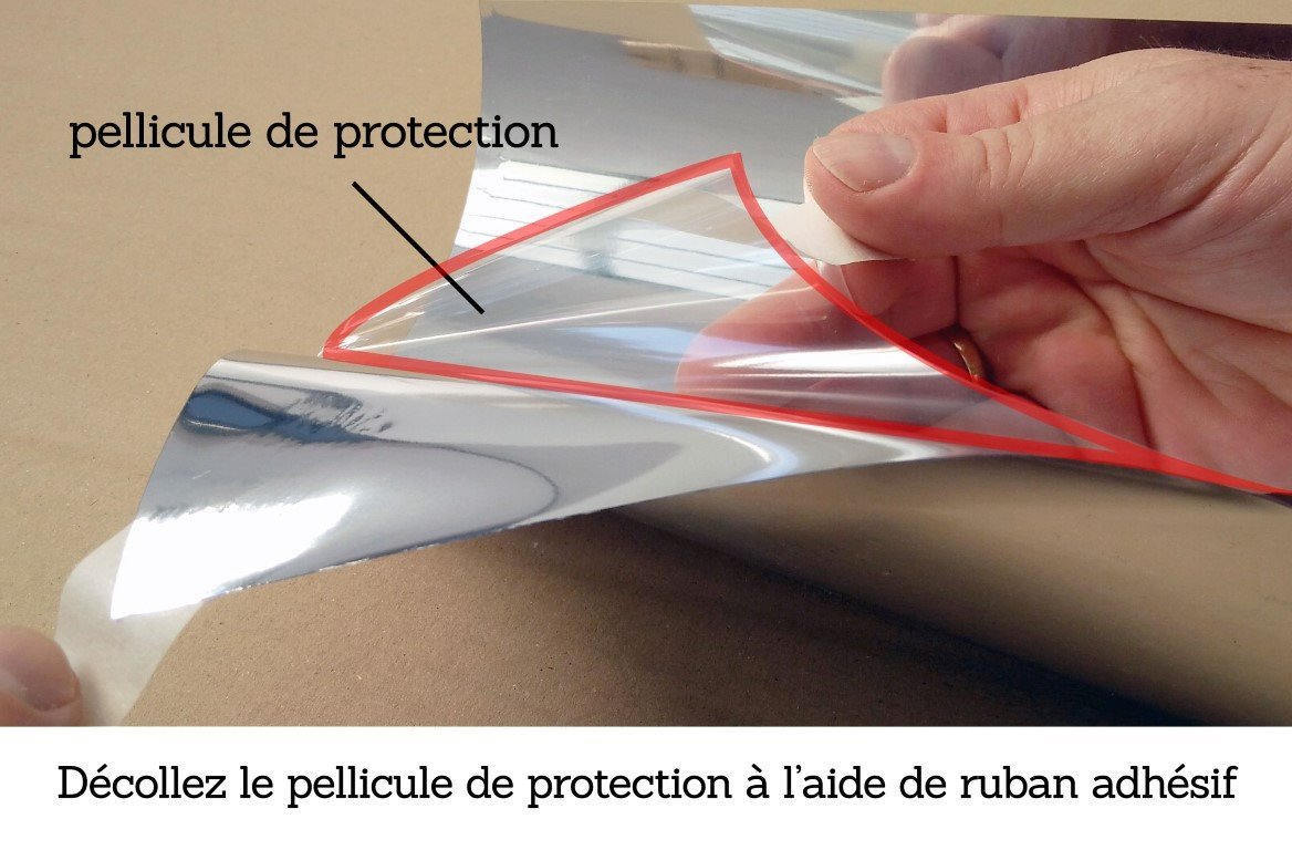 Film miroir sans tain neutre inox - Luminis Films