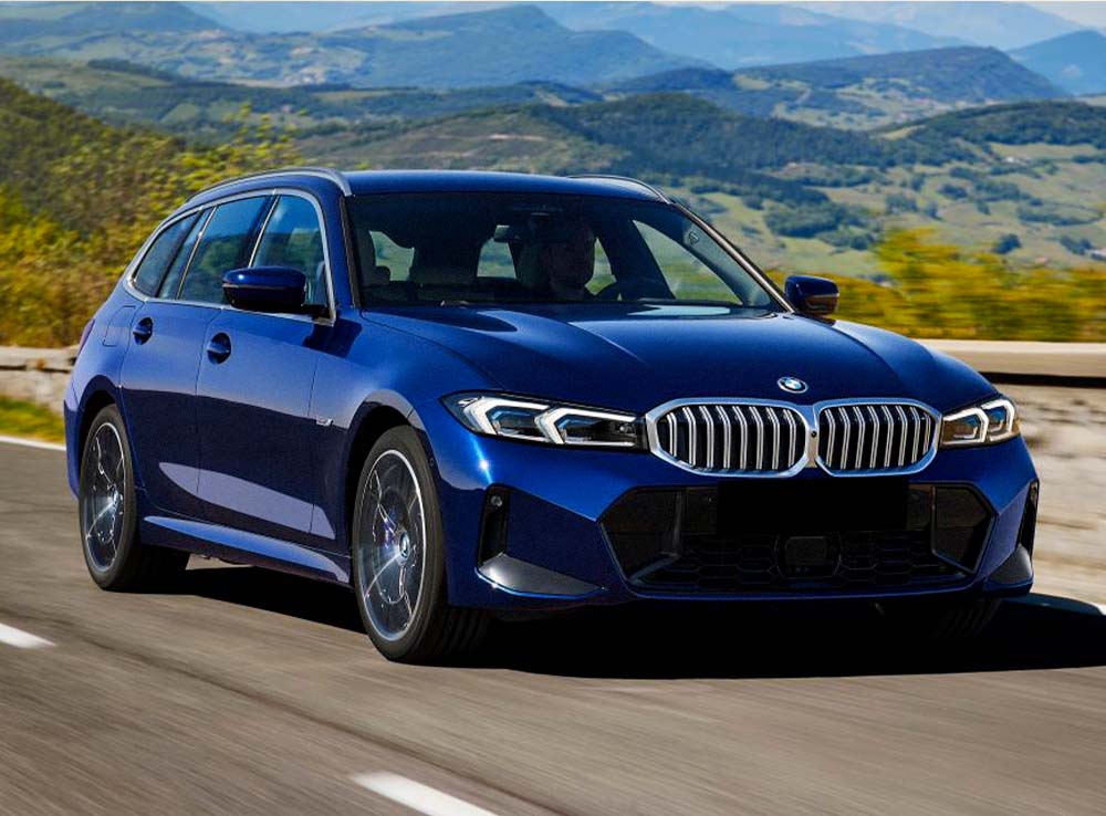 Rivestimento auto blu tritone lucido 3D